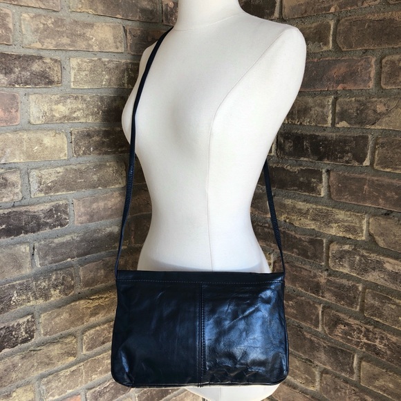 SAS | Bags | Sas Bag Handbag Leather Purse Cross Body Blue | Poshmark